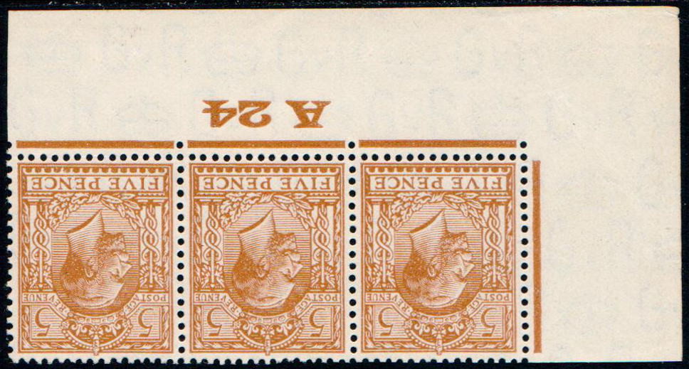 5d Brown WATERMARK INVERTED (57819)