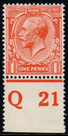 1d Deep scarlet (62946)