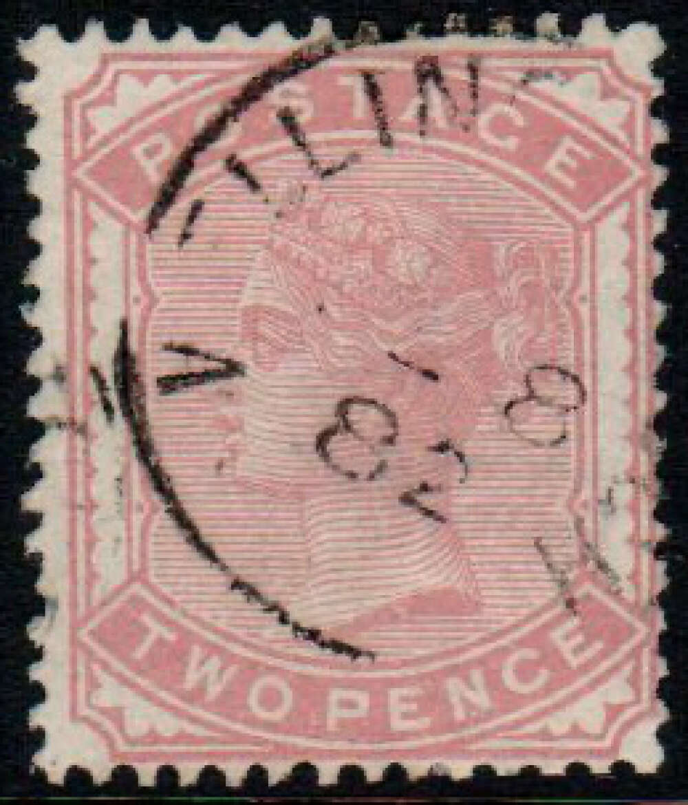 1880 2d Pale rose crown watermark (62901)