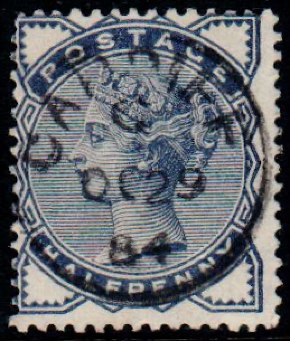 1884 ½d Slate-blue crown watermark (63953)