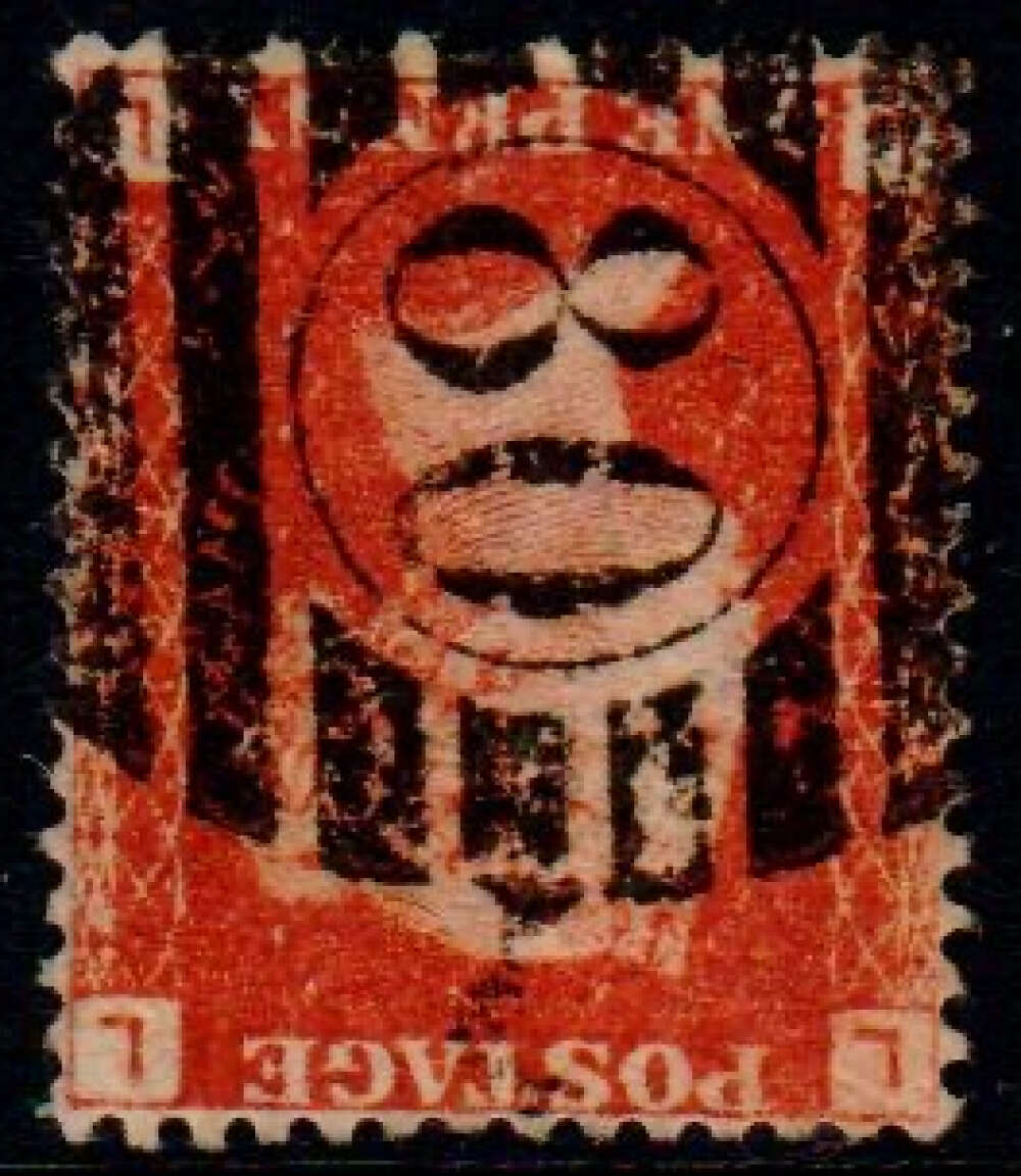 1864-79 1d Rose-red plate 99 WATERMARK INVERTED lettered LL (66512)