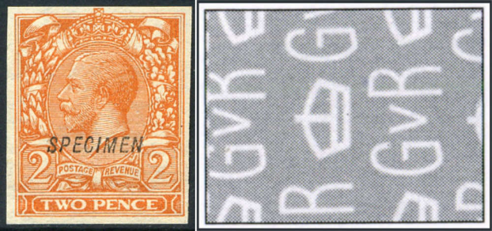 2d Orange (die 2) watermark sideways (50085)